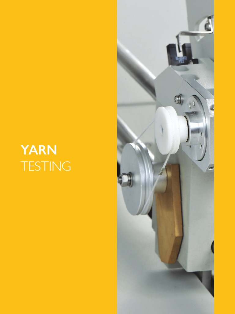 Yarn Testing PDF | PDF | Yarn | Weighing Scale