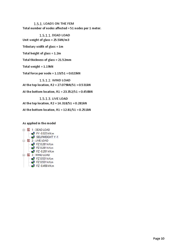 Loads and Stress Analysis of Glass Facade Panel Using Finite Element ...