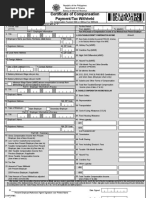 Bir Form 2316 | PDF | Income Tax | Wage