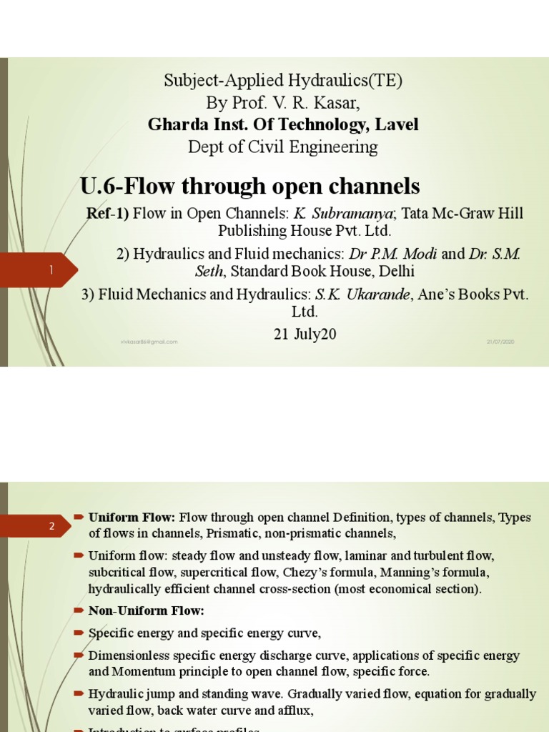 APH Lect.4 OCF | PDF | Fluid Dynamics | Physical Phenomena