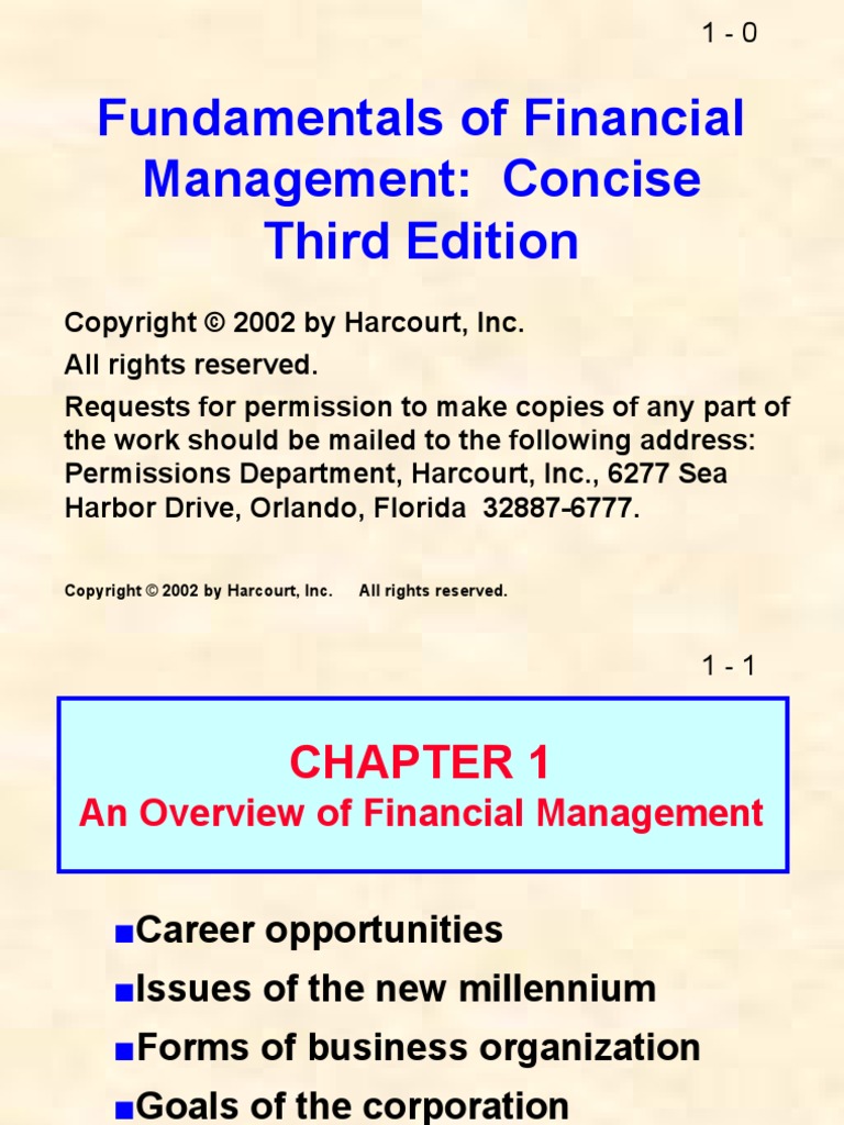 Fundamentals of Financial Management: Concise Third Edition | PDF ...