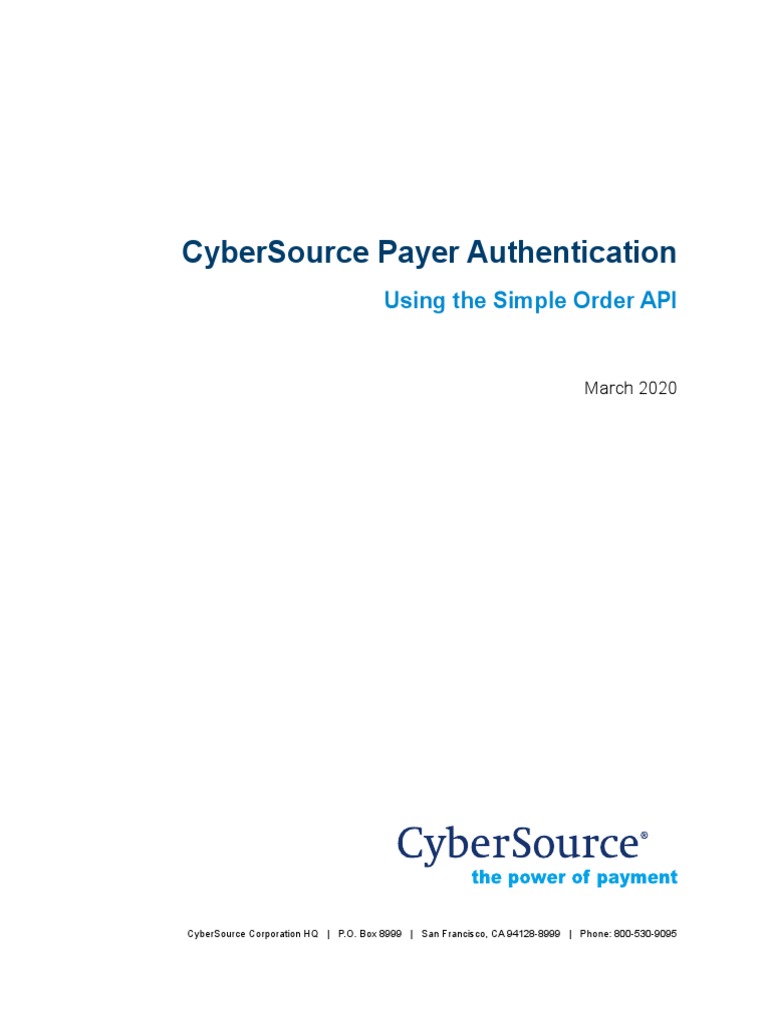 Payer - Authentication - SO - API Mar20 | PDF | Application Programming Interface | Authentication