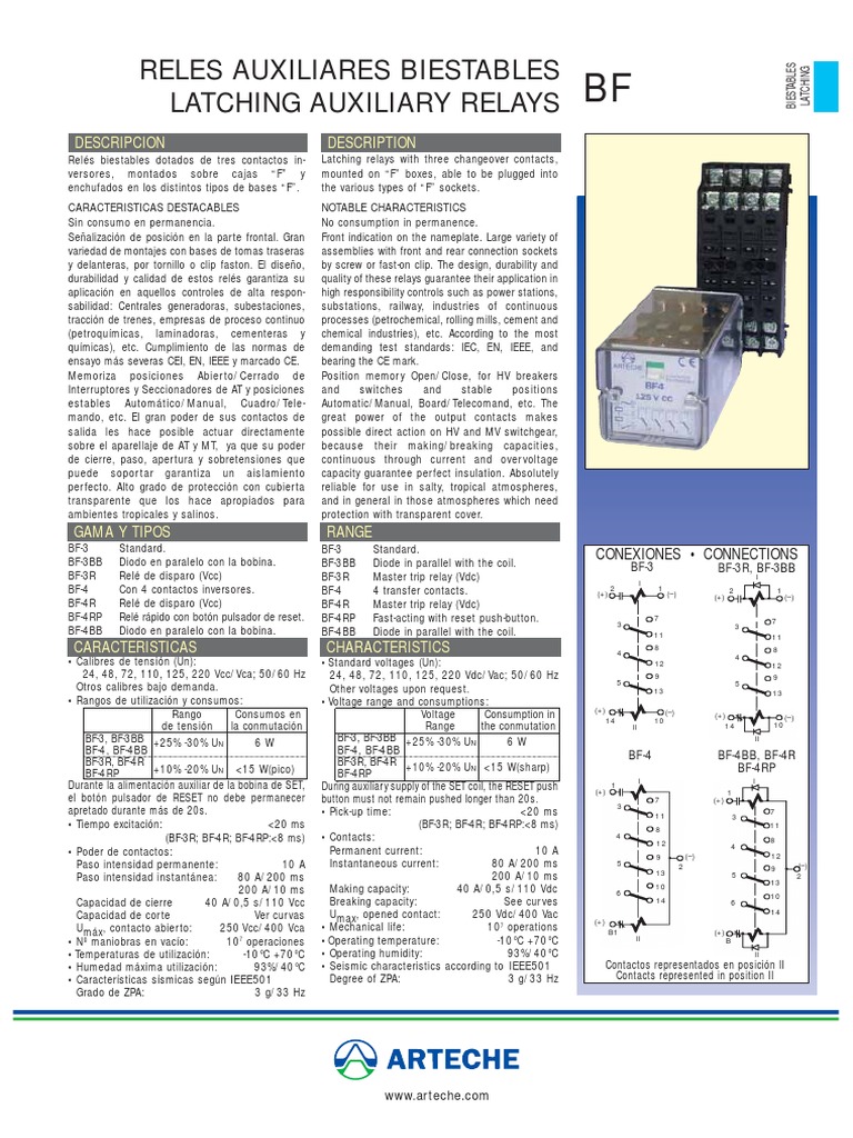 Arteche BF - 4 PDF | PDF | Herramientas | Ingeniería mecánica