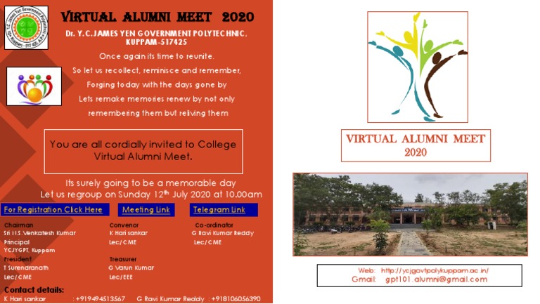 2020 Virtual Alumni Meet Invitation | PDF