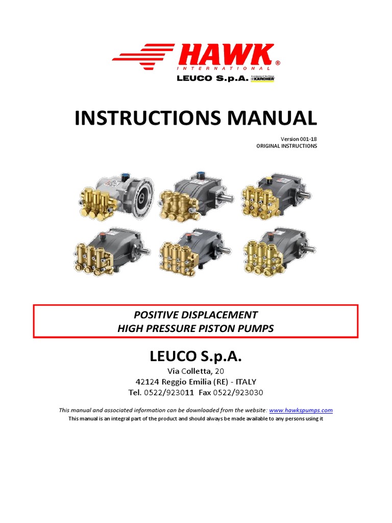 Instructions Manual: LEUCO S.p.A | PDF | Personal Protective Equipment ...