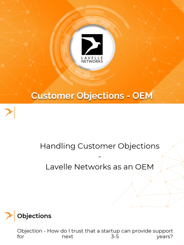 Handling Customer Objections - OEM PDF | PDF | Startup Company | Small ...