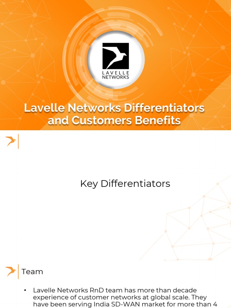 Lavelle Networks Differentiators and Customer Benefits | PDF | Computer Network | Electronics