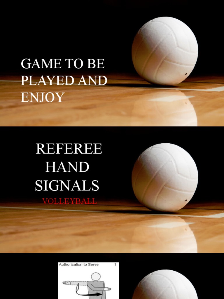 Volleyball Signals | PDF