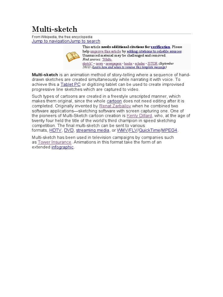 Create Improvised Sketches While Narrating with Multi-Sketch Animation ...