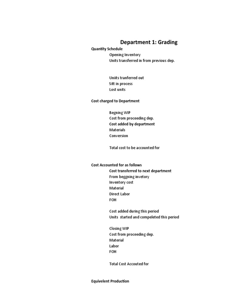 Department 1: Grading: Quantity Schedule | PDF | Official Statistics ...