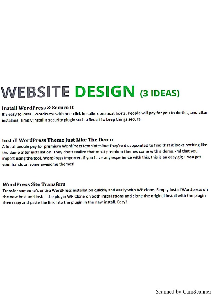 Fiverr Gig Ideas for Writers and Designers | PDF