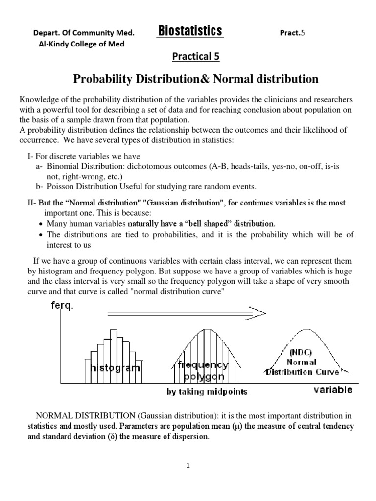 Pract 5 | PDF | Probability Distribution | Normal Distribution