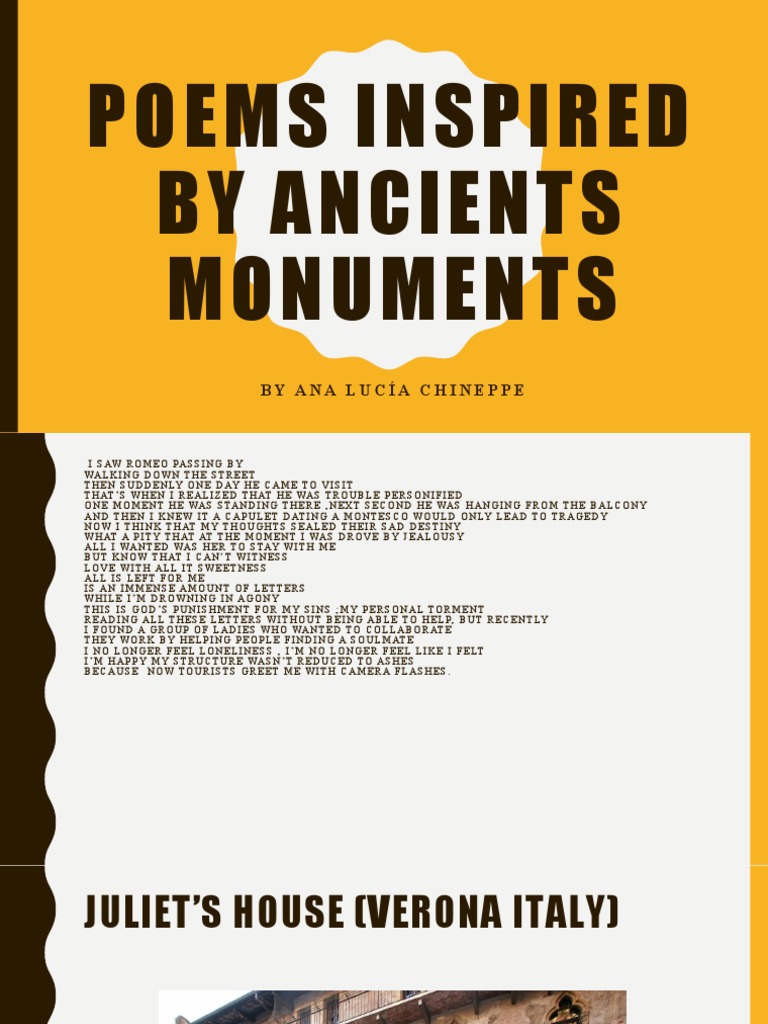 Poems Inspired by Ancient Monuments | PDF | Religious Belief And ...