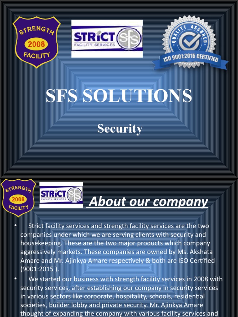 SFS Solutions | PDF