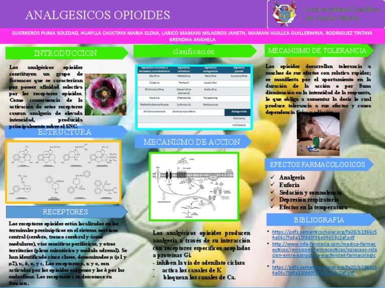Poster Opioides | PDF | Opioide | Analgésico