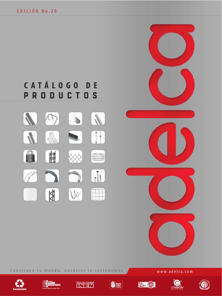 Catalogo Adelca Alambres y Barras | PDF | Acero | Cable