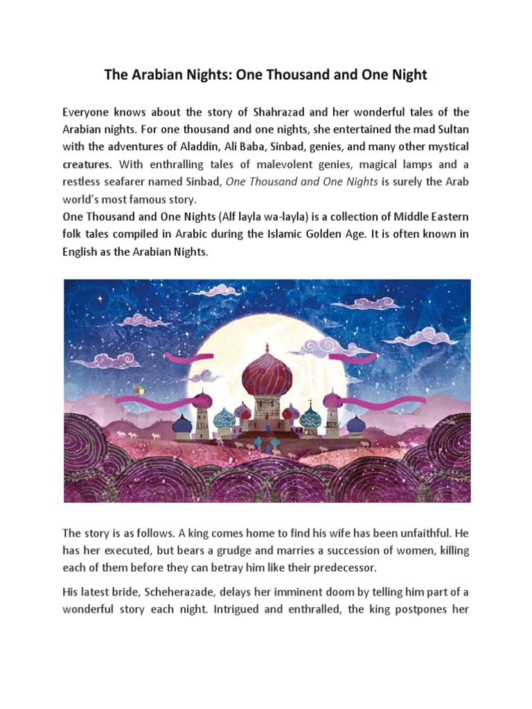 The Arabian Nights: One Thousand and One Nigh | PDF | One Thousand And ...