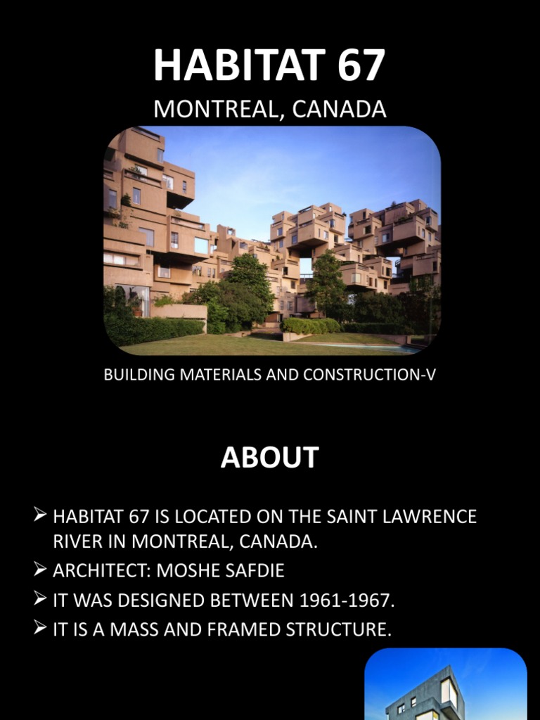 Habitat 67: Design and Construction Overview | PDF