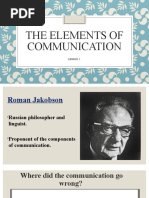 Jakobson's Communication Model Explained | PDF