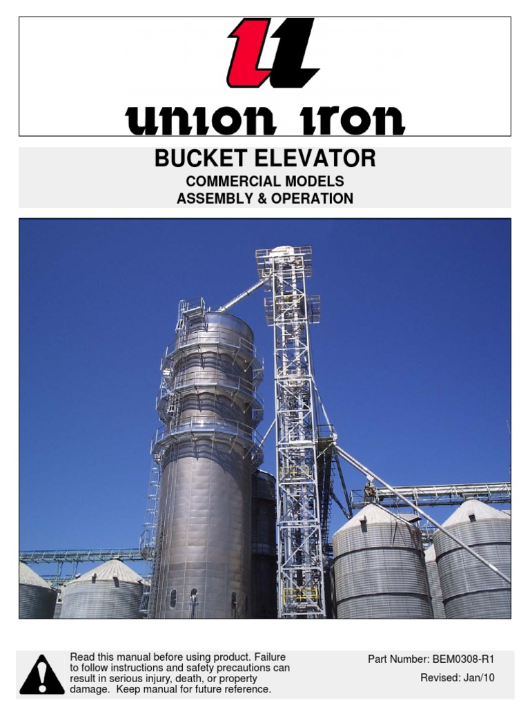 Bucket Elevator Installation Guide | PDF | Elevator | Belt (Mechanical)