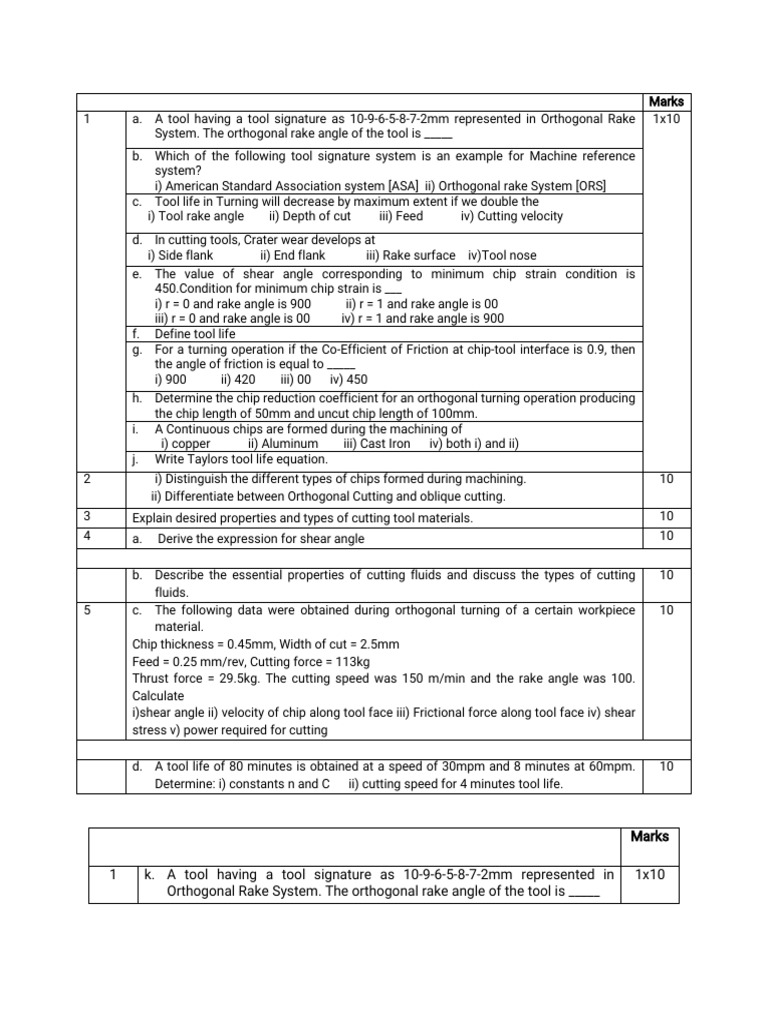 MT Question Bank | PDF | Nature