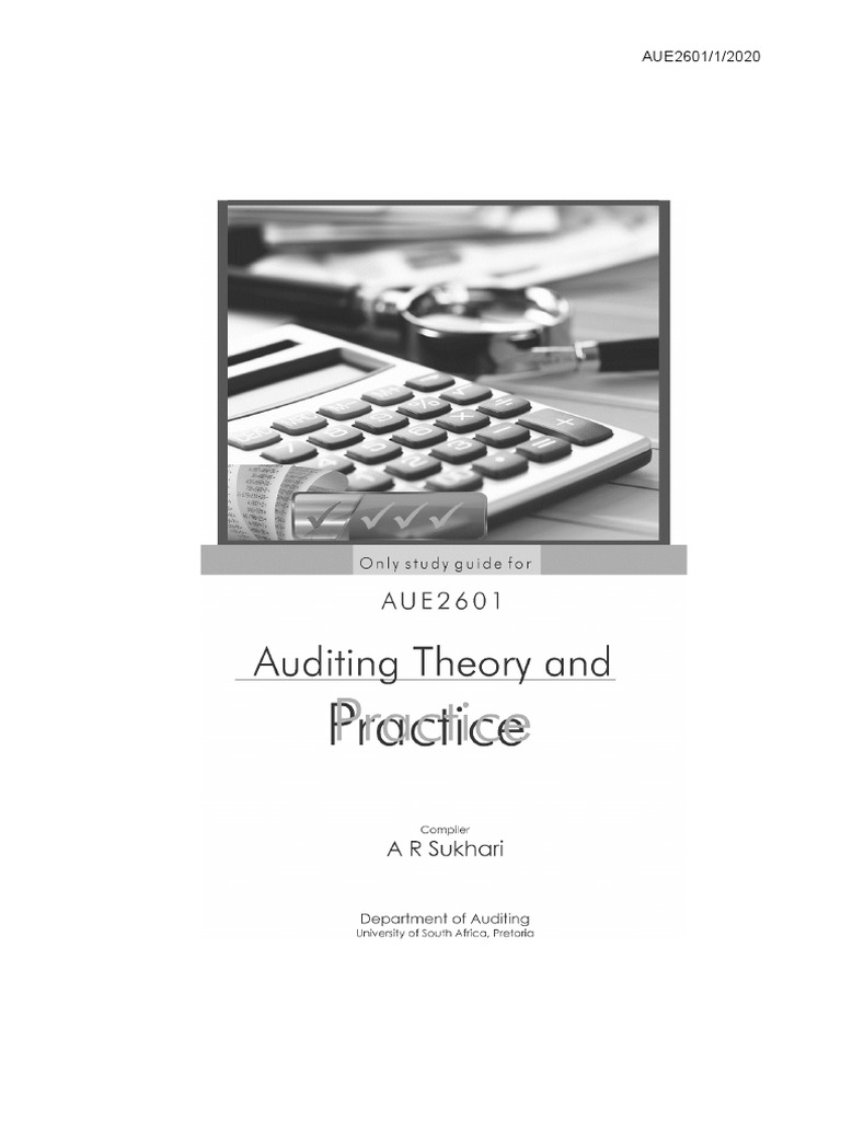 AUE Study Guide 001 - 2020 - 4 - B | PDF | Financial Audit | Audit