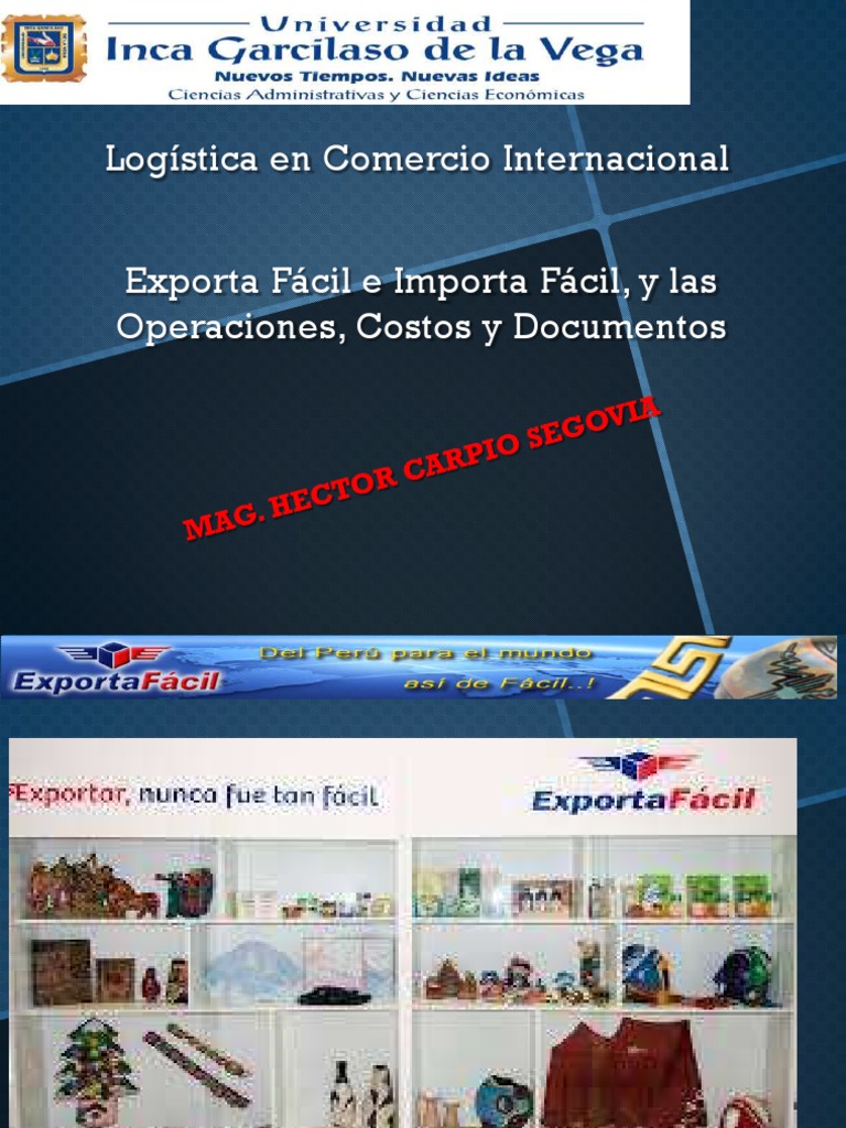 Exporta Facil PDF | PDF | Exportaciones | El comercio internacional