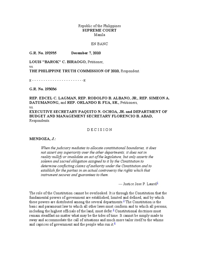 Truth Commission | PDF | Standing (Law) | Lawsuit