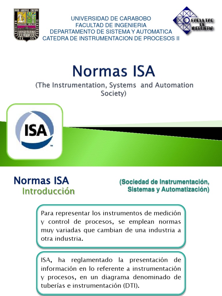 Sobre Normas ISA | PDF | Sensor | Controlador lógico programable