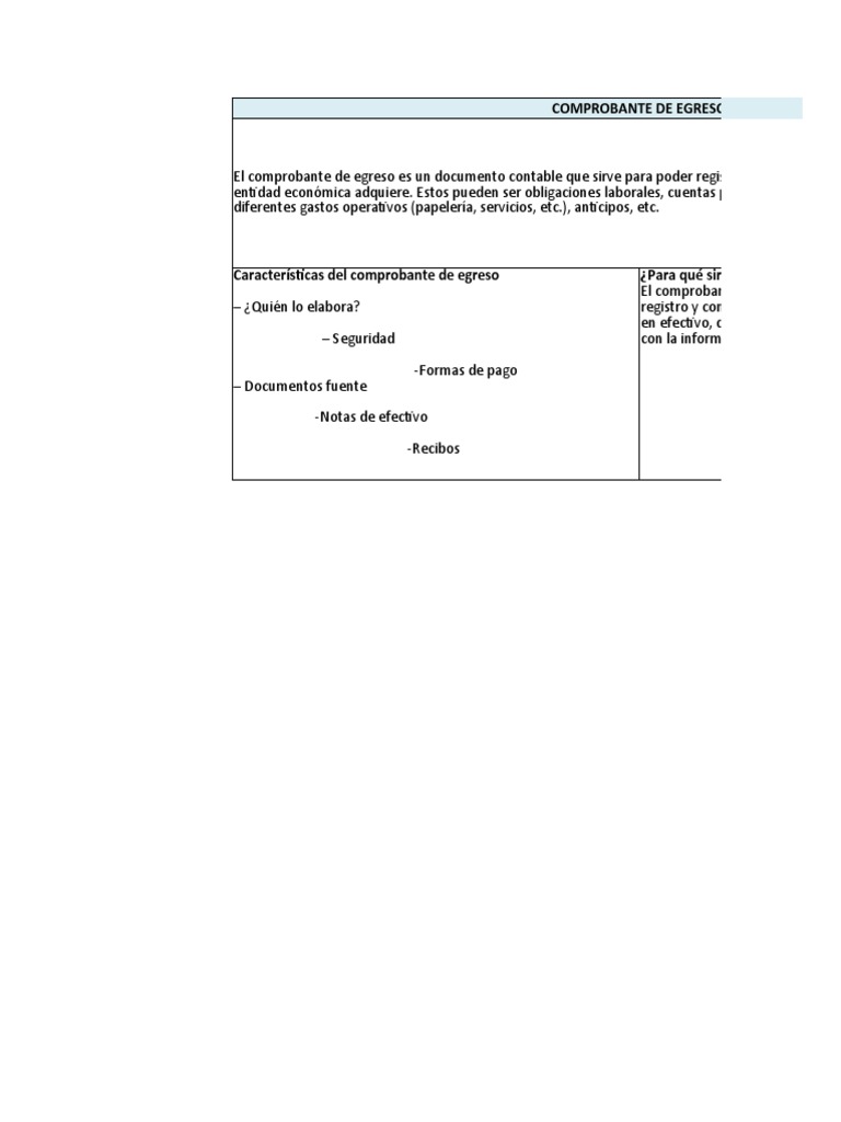 Comprobante de Egreso Contabilidad | PDF | Contabilidad | Servicios ...