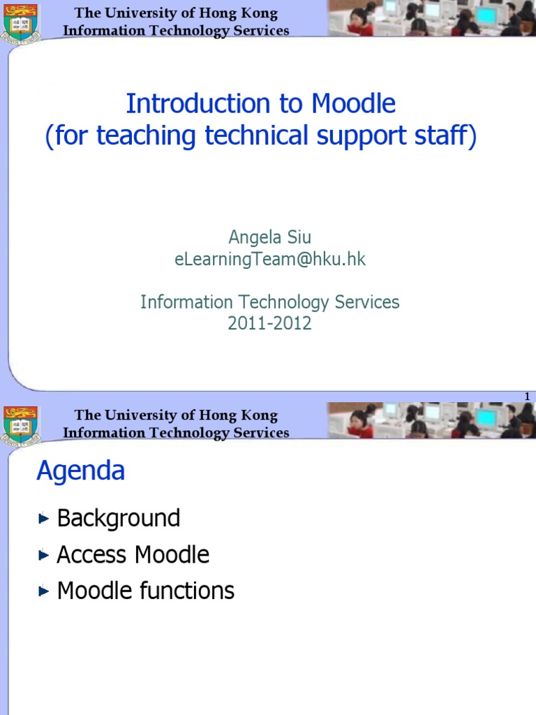 Introduction To Moodle (For Teaching Technical Support Staff) | PDF | Internet Forum | Computer File