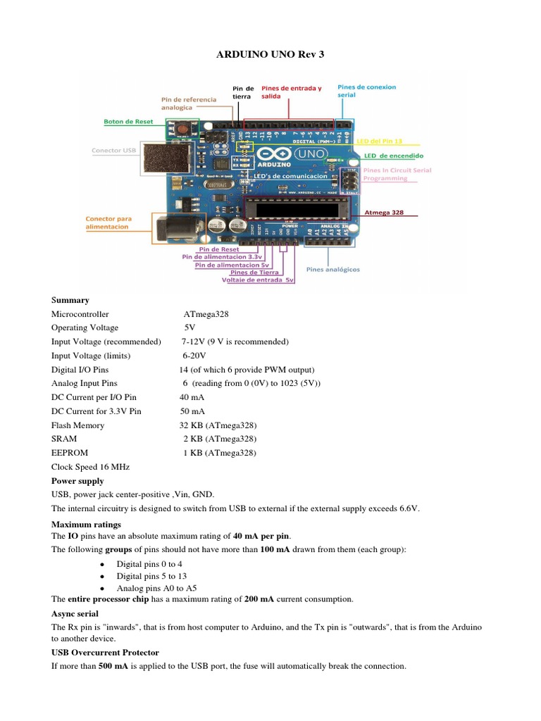 Arduino Uno Rev 3: Power Supply | PDF