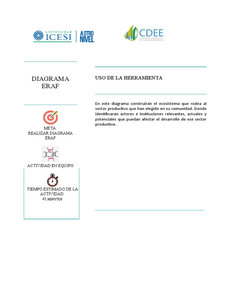 Guia Diagrama ERAF | PDF | Science | Ciencia y Tecnología
