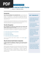 AUI2601 IAA Charter Sample | PDF | Internal Audit | Audit