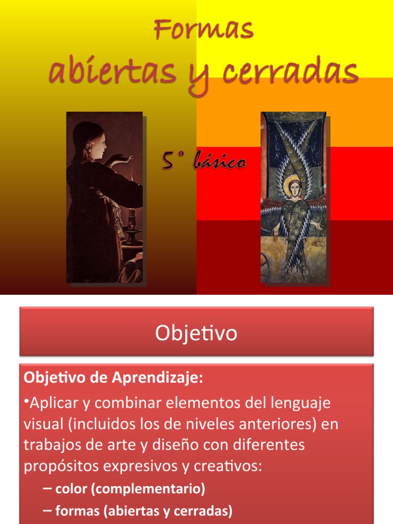 Análisis de formas abiertas y cerradas en obras de arte | PDF | Retrato ...