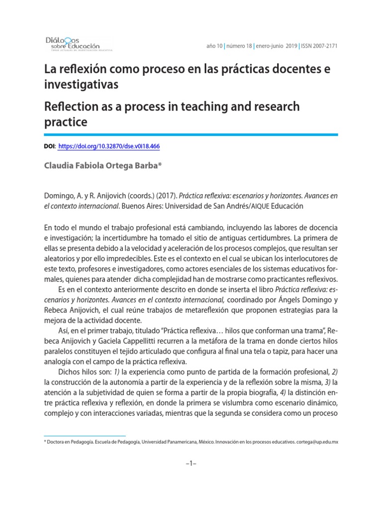 "Práctica Reflexiva Hilos Que Conforman Una Trama", Rebeca Anijovich | PDF | Maestros | Evaluación