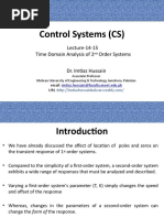Lecture 19 Steady-State Error For Nonunity Feedback Systems | PDF | Control Theory | Feedback