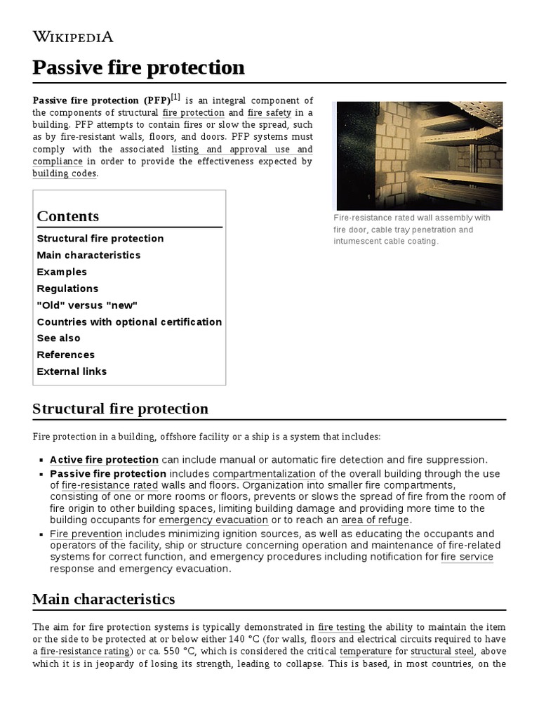 Passive Fire Protection PDF | PDF | Hazards | Safety