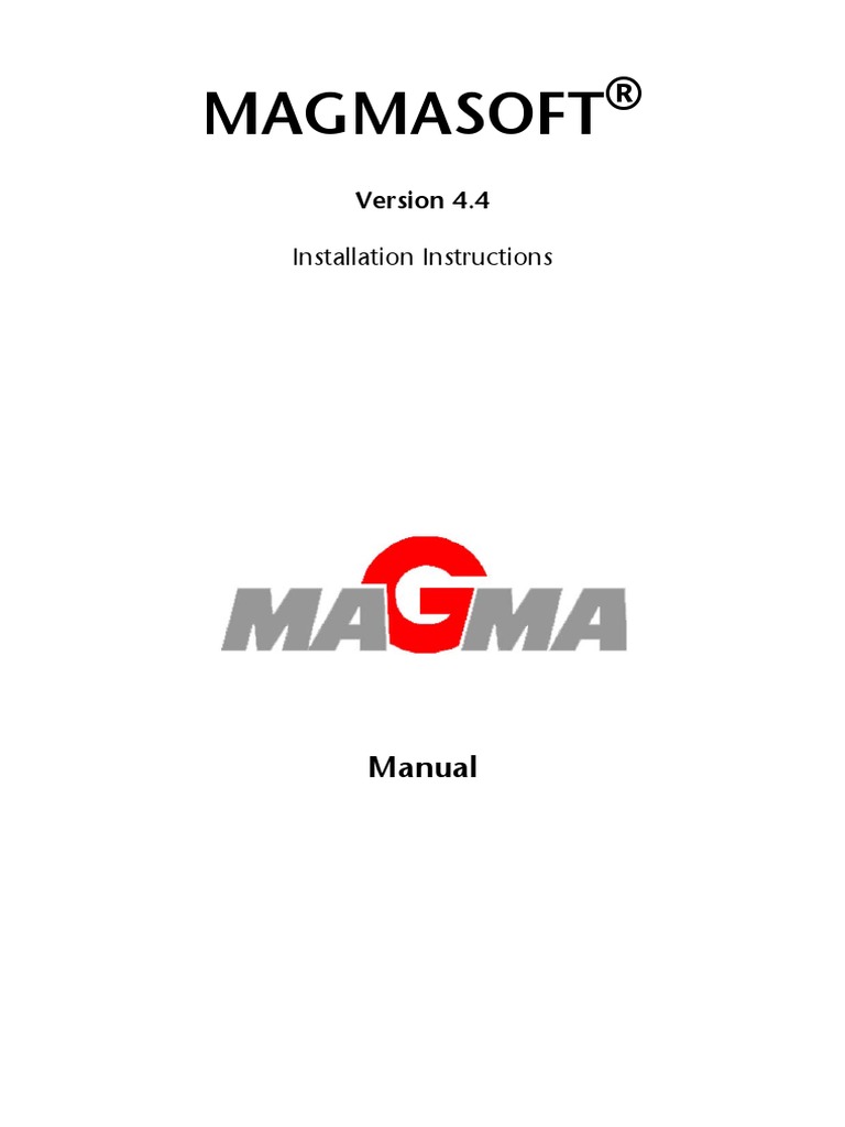 Installation - En-Magma 4.4 | PDF | Installation (Computer Programs) | Directory (Computing)
