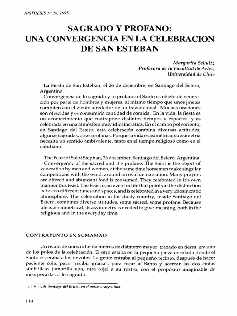Lo Sagrado y Lo Profano | PDF | Teatro | Los símbolos