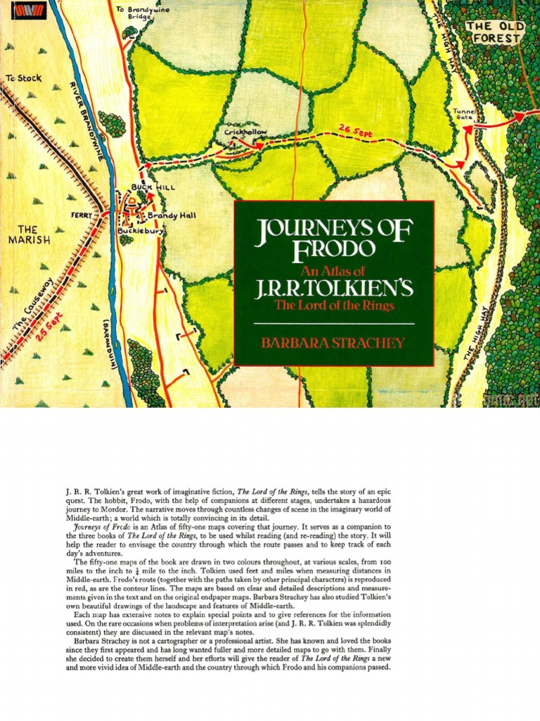 Journeys of Frodo - An Atlas of J.R.R. Tolkien's The Lord of The Rings ...