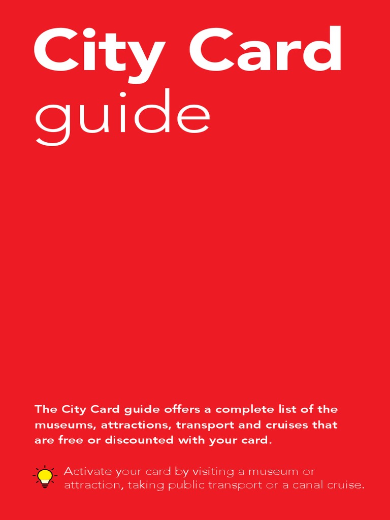 City Card Boekje 2020 PDF | PDF | Amsterdam