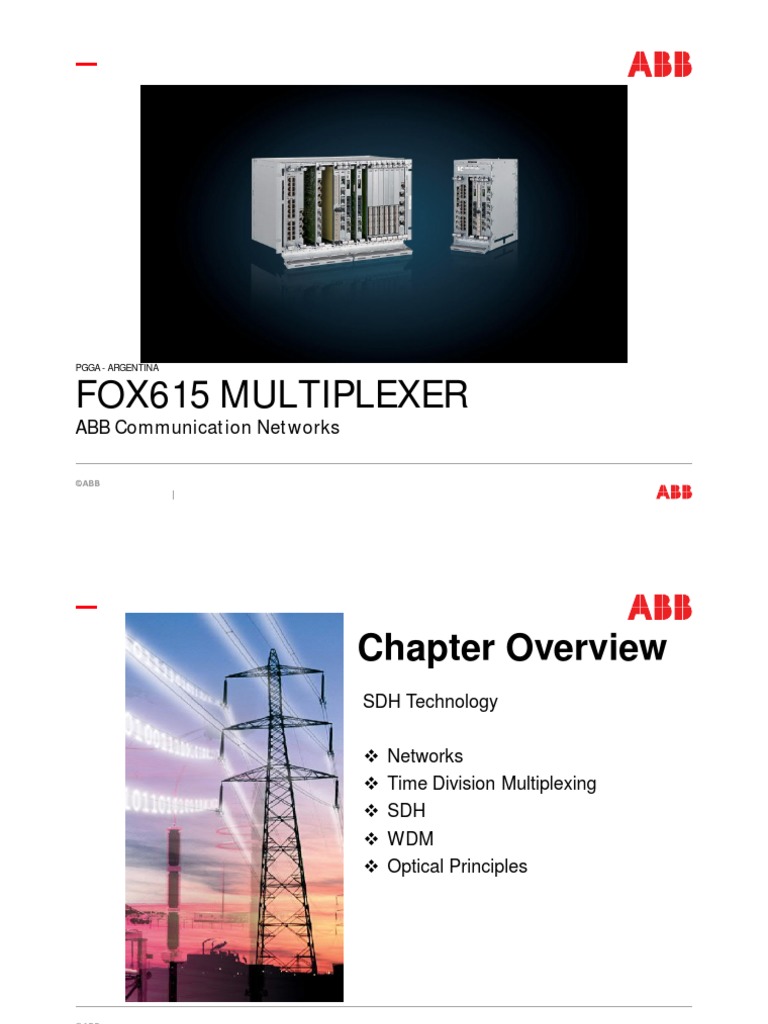 Curso FOX615 2020 ABB Basico Argentina - Rev1 PDF | PDF | Wavelength ...