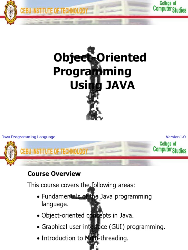 Object-Oriented Programming Using JAVA: University of The Philippines ...