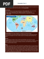 Class 5 SST Lesson 1 Globes and Maps | PDF | Map | Cartography