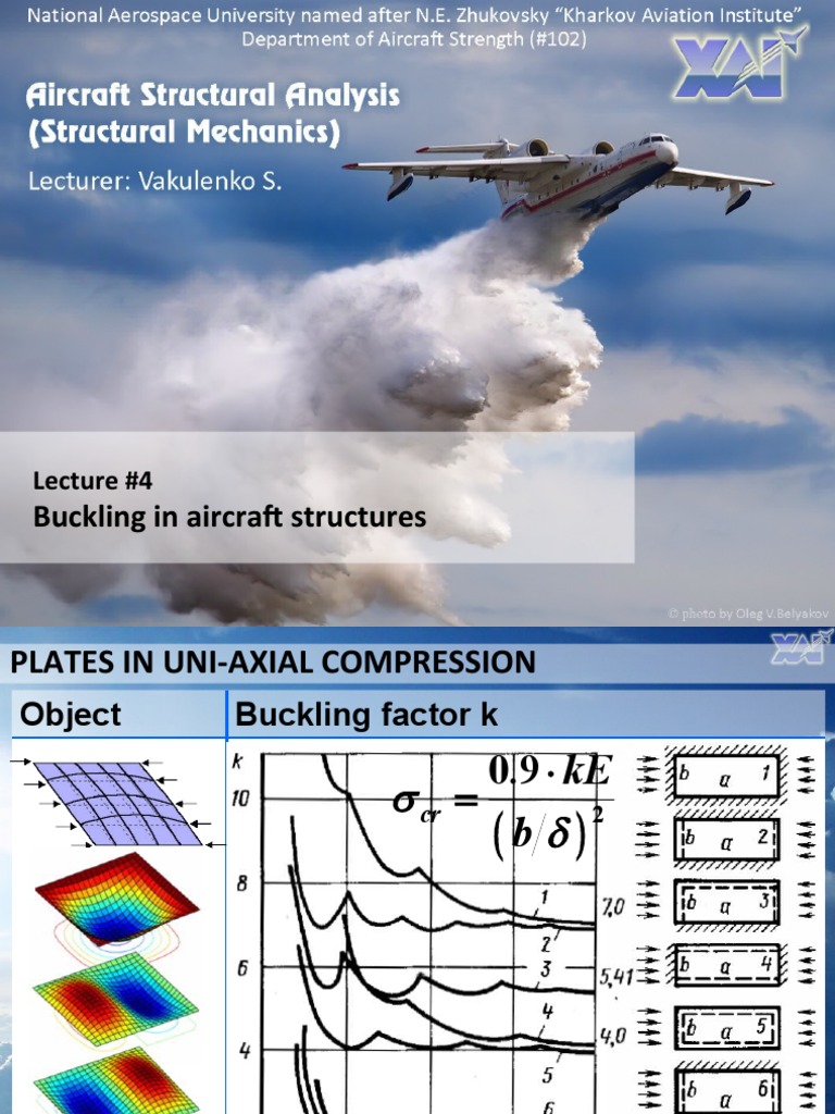 Buckling in Aircraft Structures: Lecture #4 | PDF | Buckling | Finite Element Method