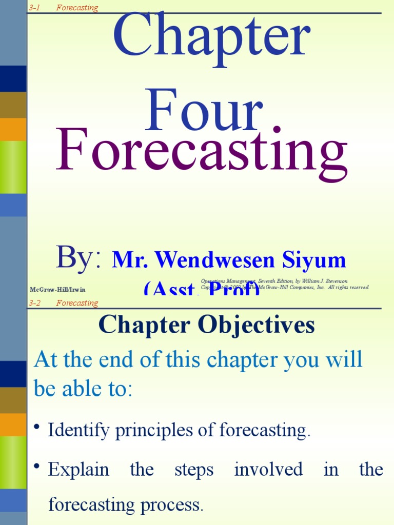 Operations Management-Chapter Four-1 | PDF | Forecasting | Operations ...