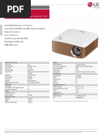 Ficha Tecnica Proyector Hy300 | PDF | Liquid Crystal Display | Display ...