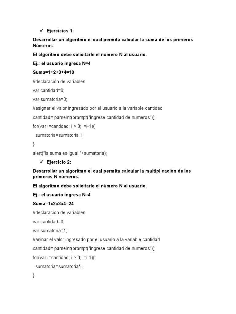 Taller de Javascript | Descargar gratis PDF | Índice de masa corporal | Álgebra