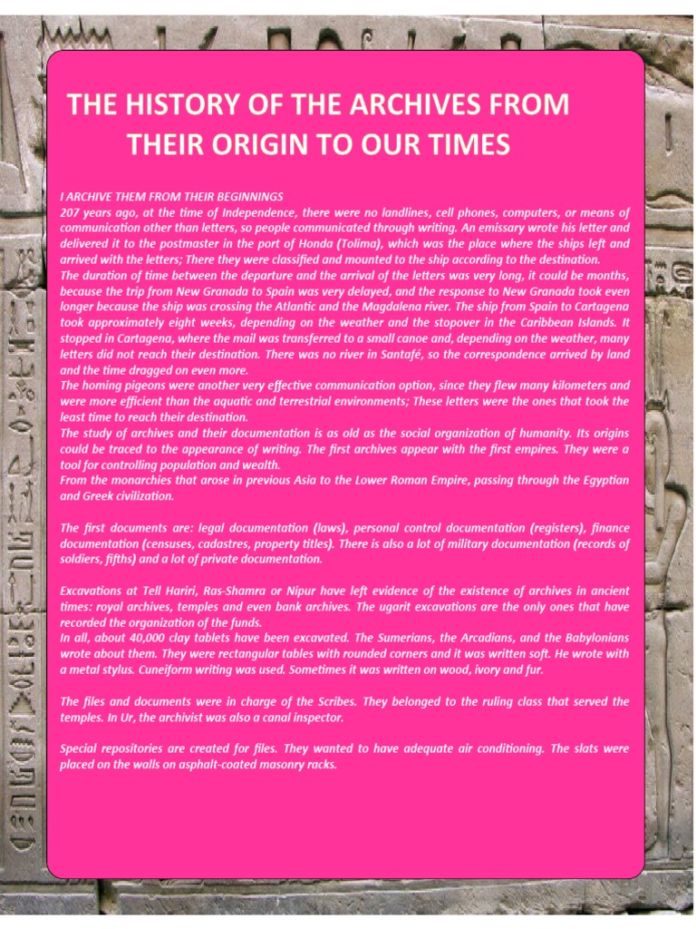 Evolution of Archives Through History | PDF | Photocopier